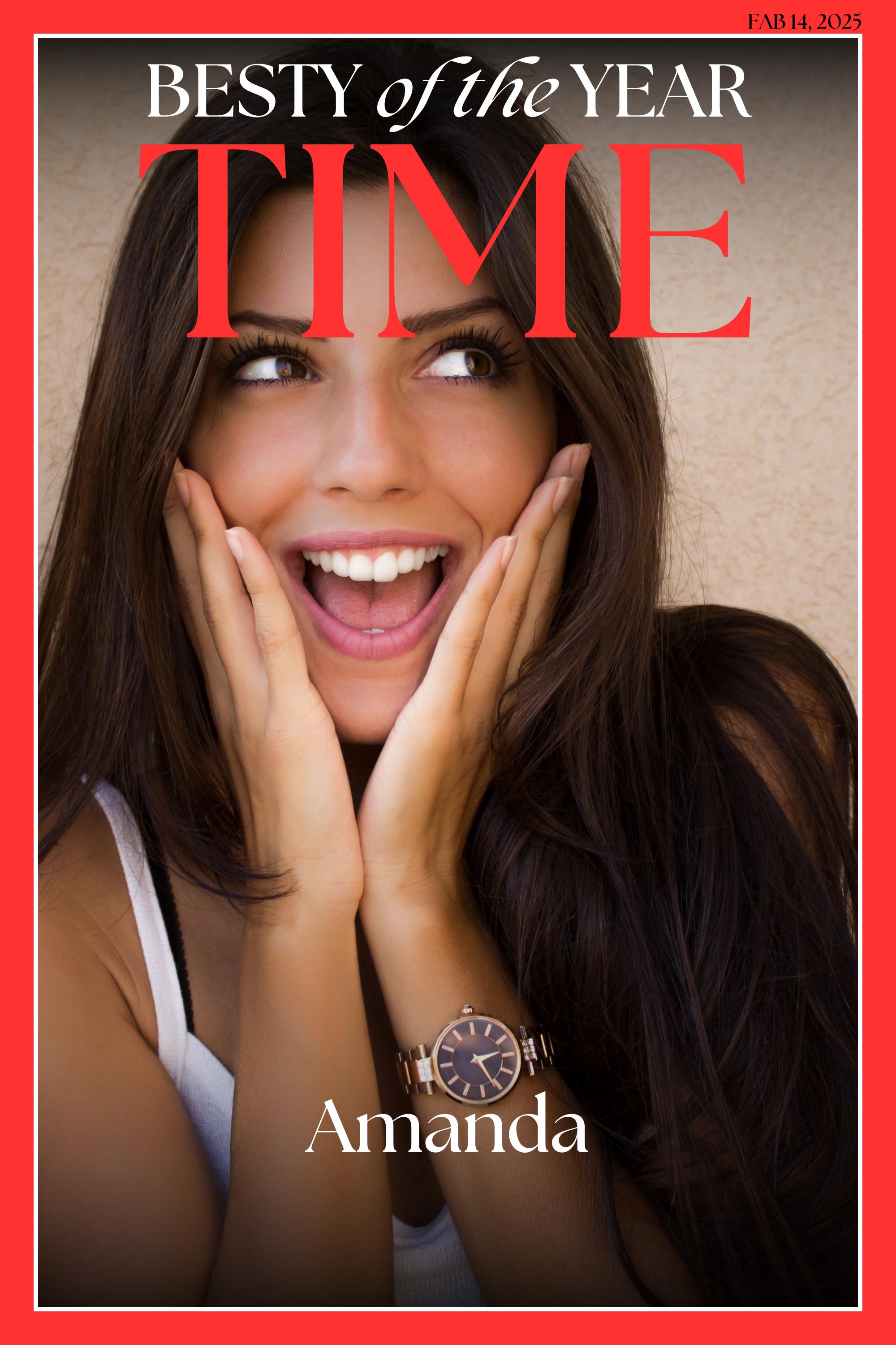 Unique Customized Magazine Cover Besty of the Year Poster With Your ...