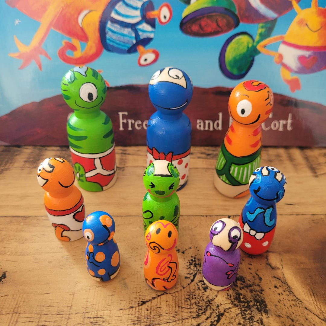 Aliens Love Underpants Peg Dolls - Etsy