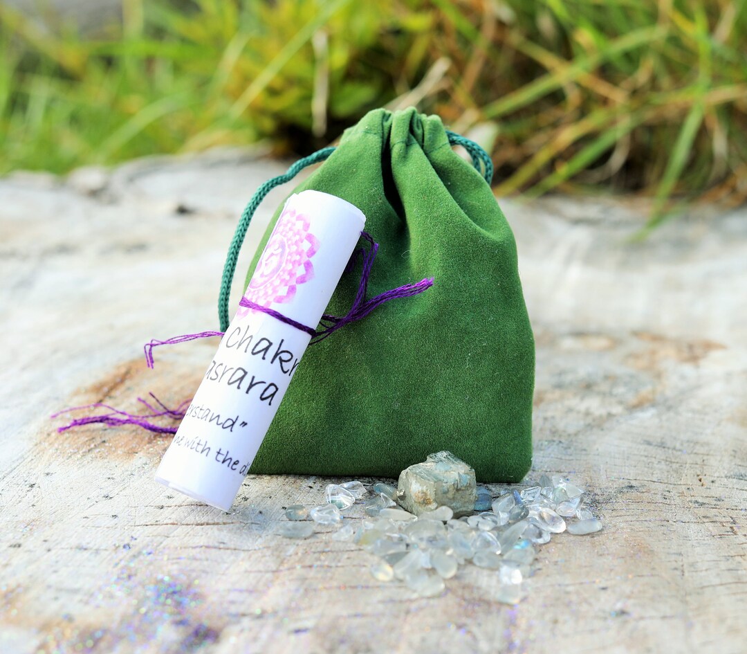 Crown Chakra Crystal Mojo Bag - Etsy