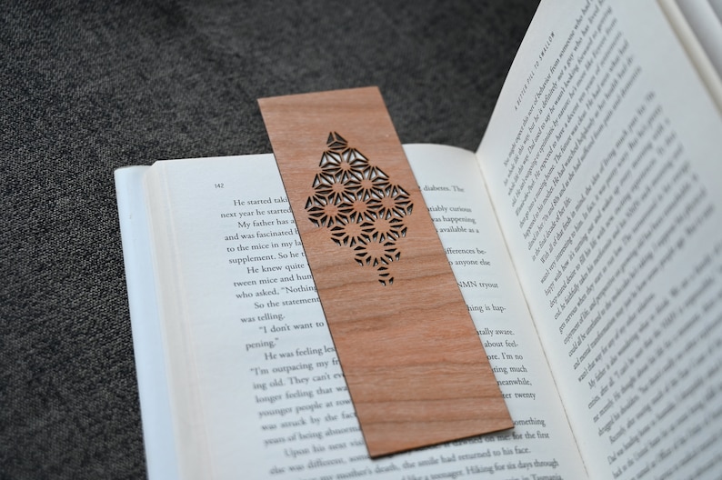 Laser Cut Wooden Bookmark - Etsy