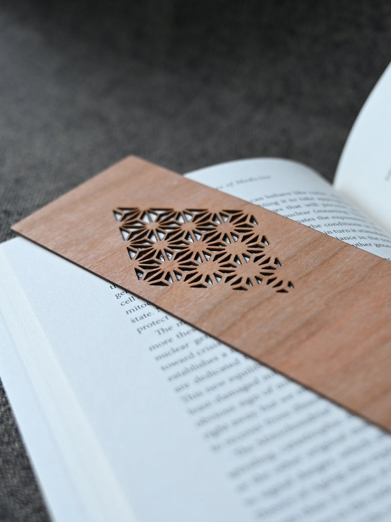 Laser Cut Wooden Bookmark - Etsy