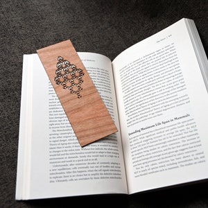 Laser Cut Wooden Bookmark - Etsy