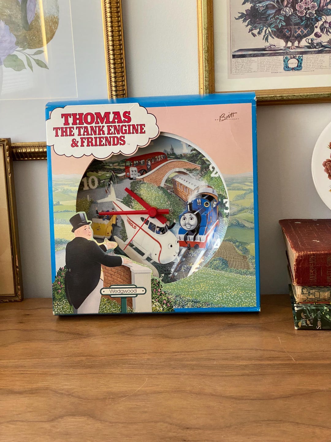 Vintage Thomas the Tank Engine Wedgwood Wall Clock With Box, 1992 - Etsy