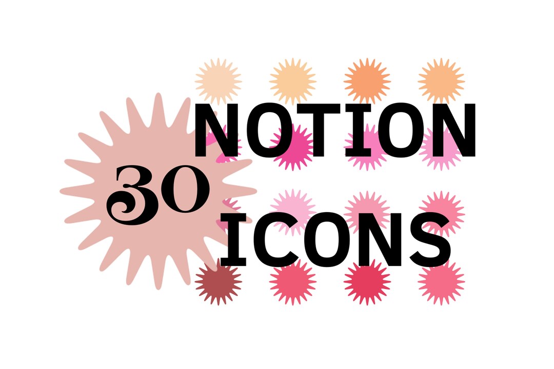Notion Icons Digital Sticker Png - Etsy
