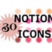 Notion Icons Digital Sticker Png - Etsy