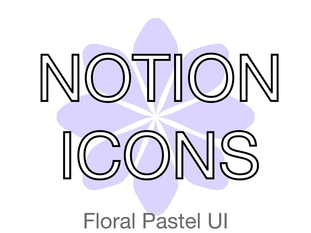 Floral Notion Icons Pastel – Cute Dashboard Icons for Women – Aesthetic ...