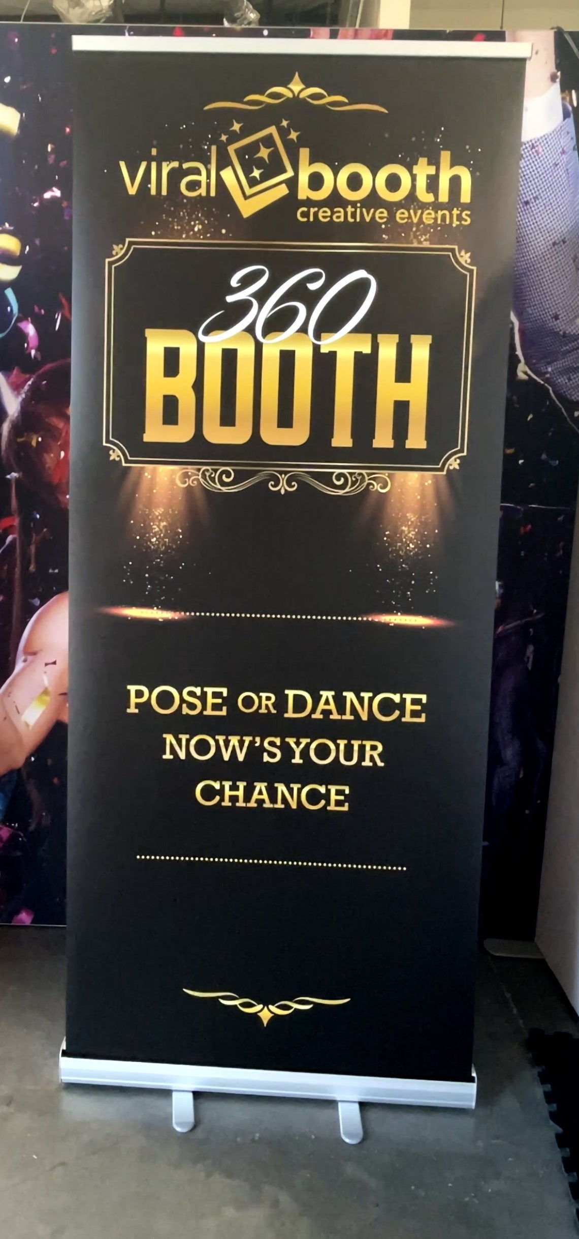360 Photo Booth Retractable Banner Stand with or Without - Etsy