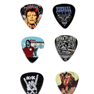 Rock Band Picks: 10-pack of Standard Celluloid - 0.71mm - Etsy