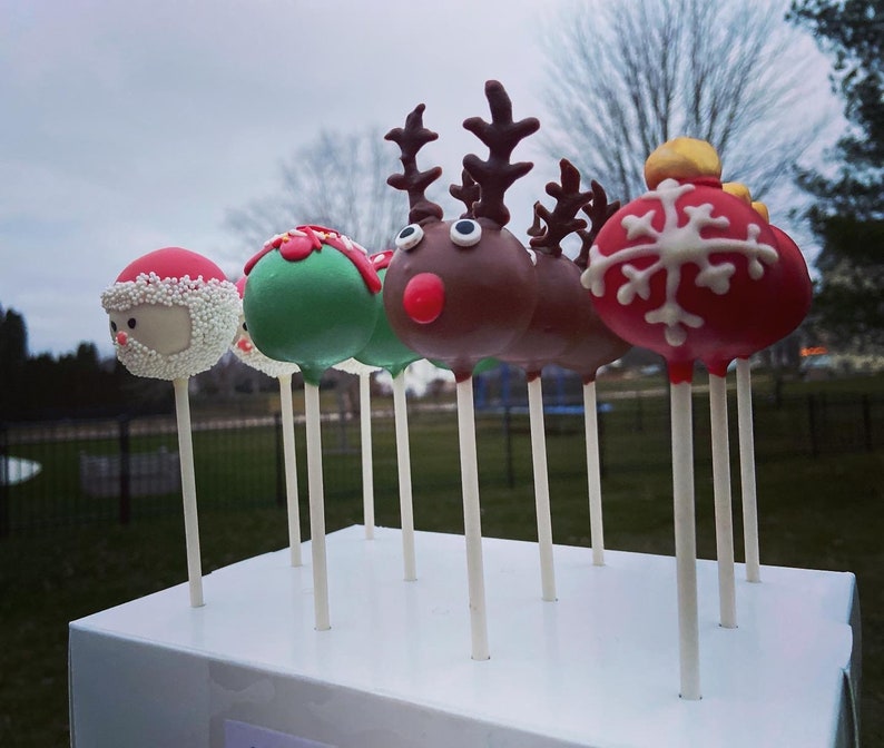 Christmas Theme Cake Pops - Etsy