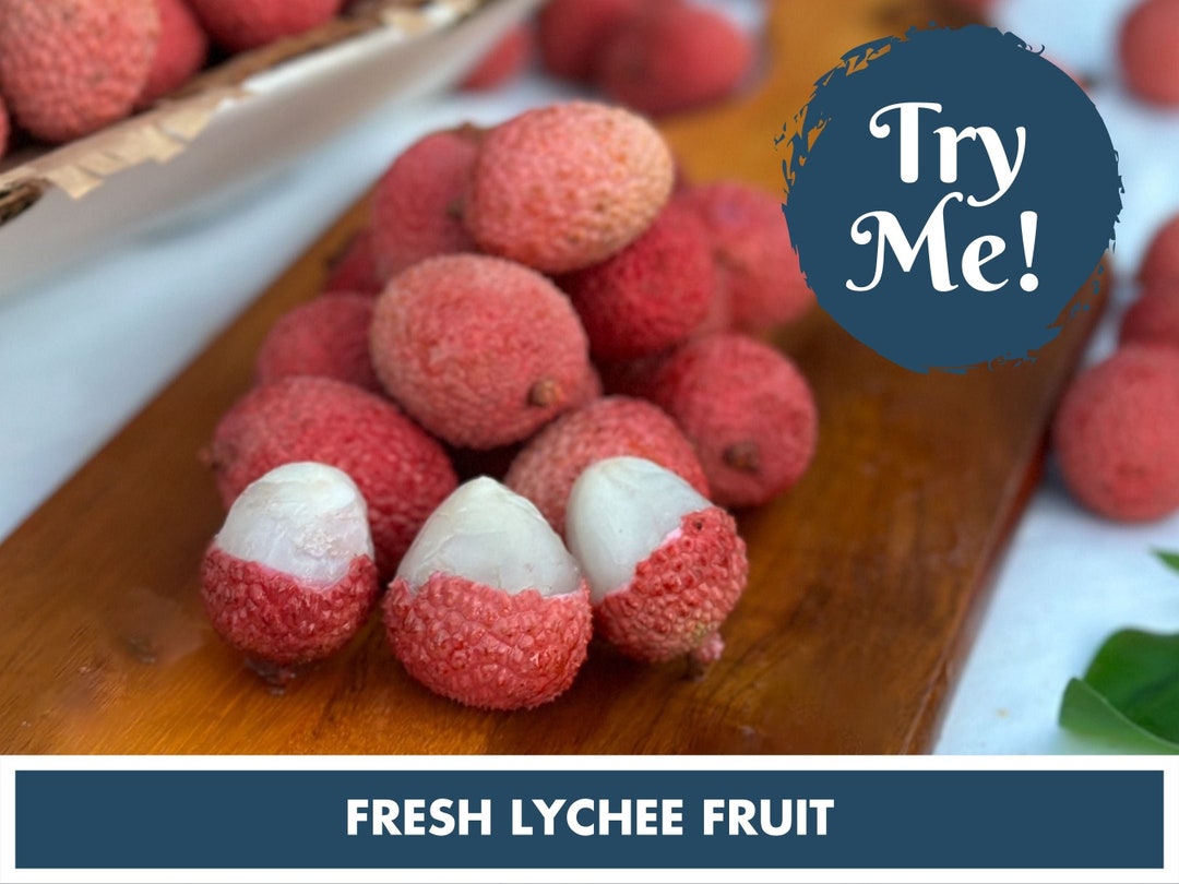 Fresh Lychee Fruit Box Sample Local Grown California Farm - Etsy