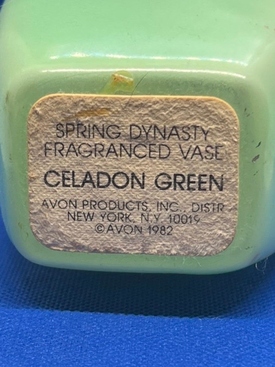 Vintage Mint Green Avon Vase - Etsy