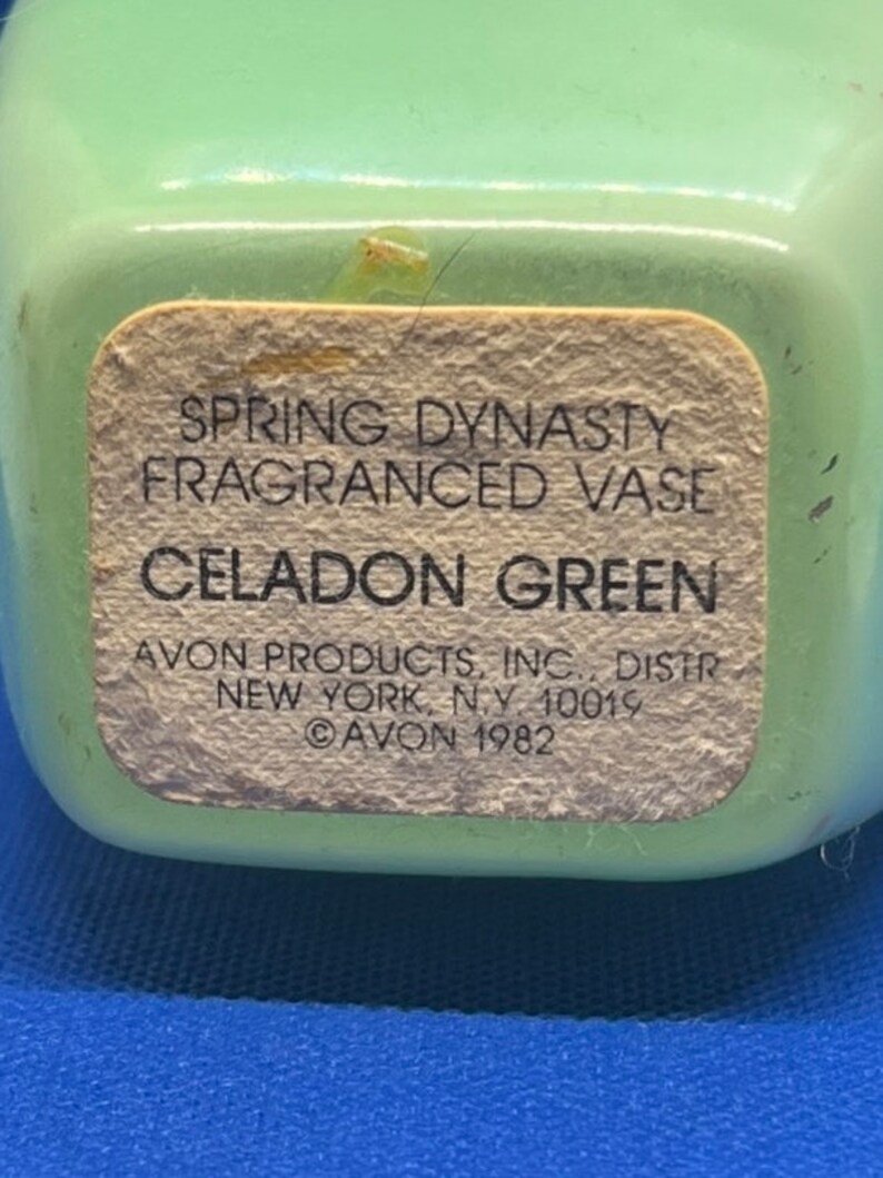 Vintage Mint Green Avon Vase - Etsy