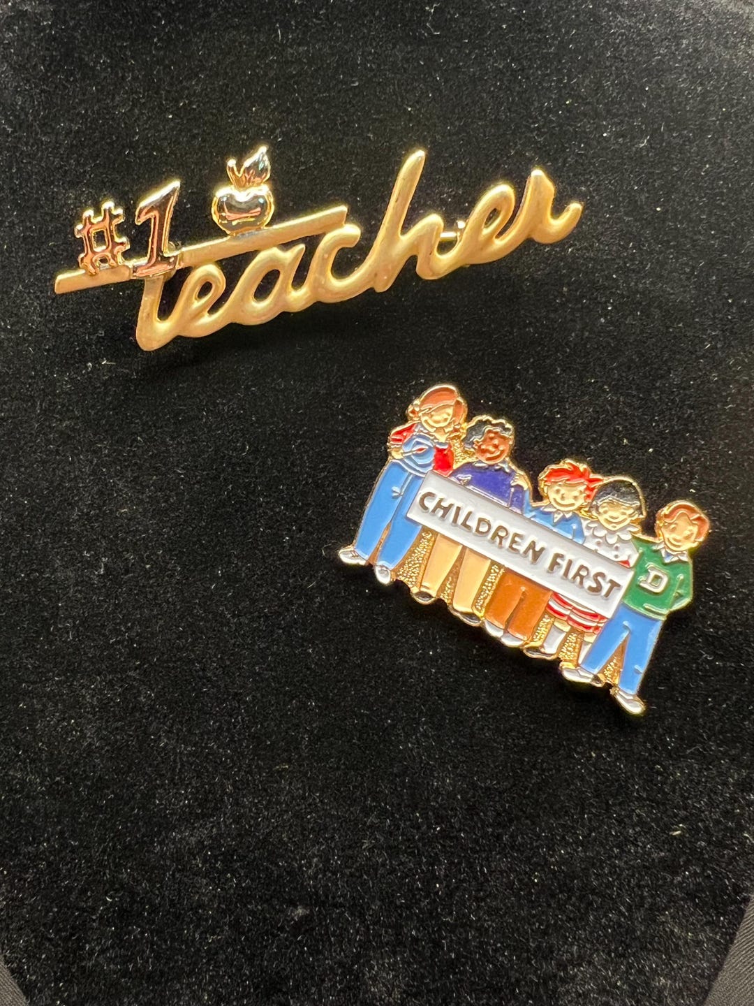 Vintage Teacher Pins (set) - Etsy