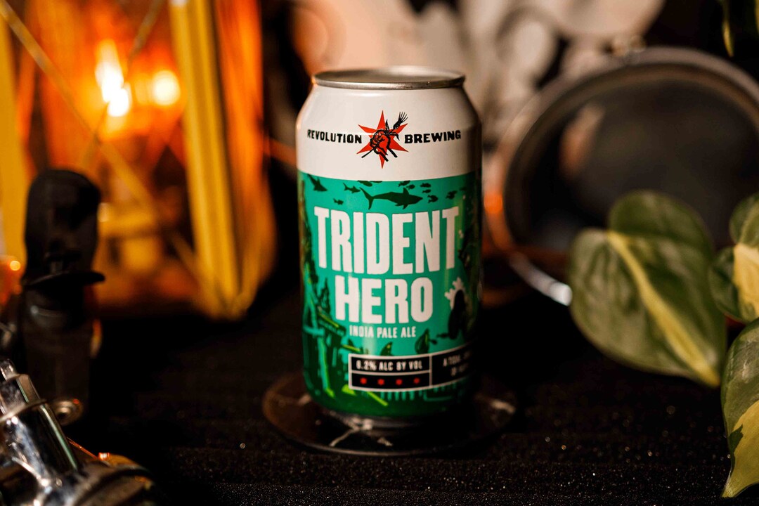 Revolution Brewing Trident Hero Beer Candle - Etsy