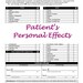 Patient's Personal Effects - Etsy