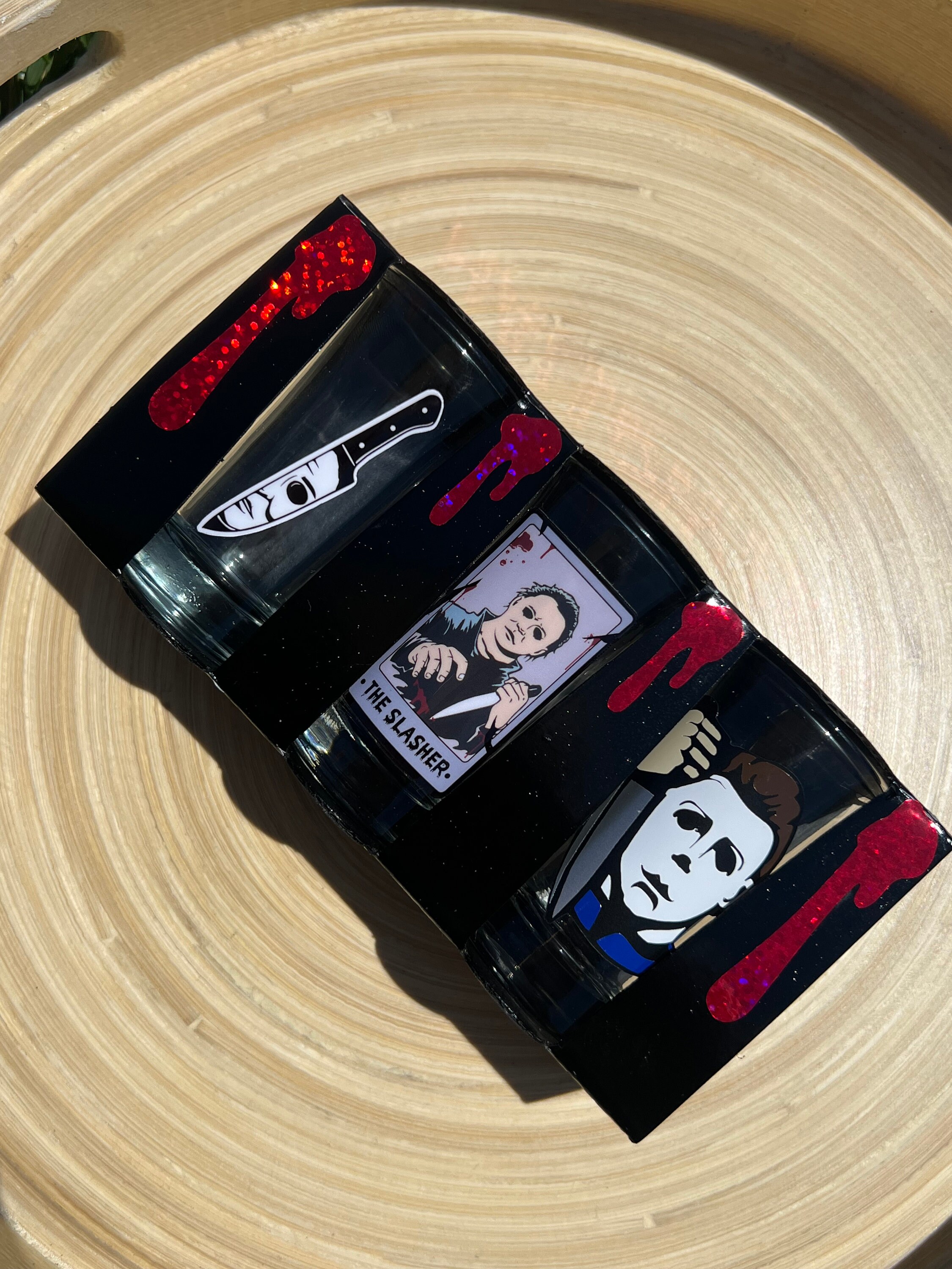 Horror Shot Glasses Horror Shot Glass Set Shot Glasses - Etsy