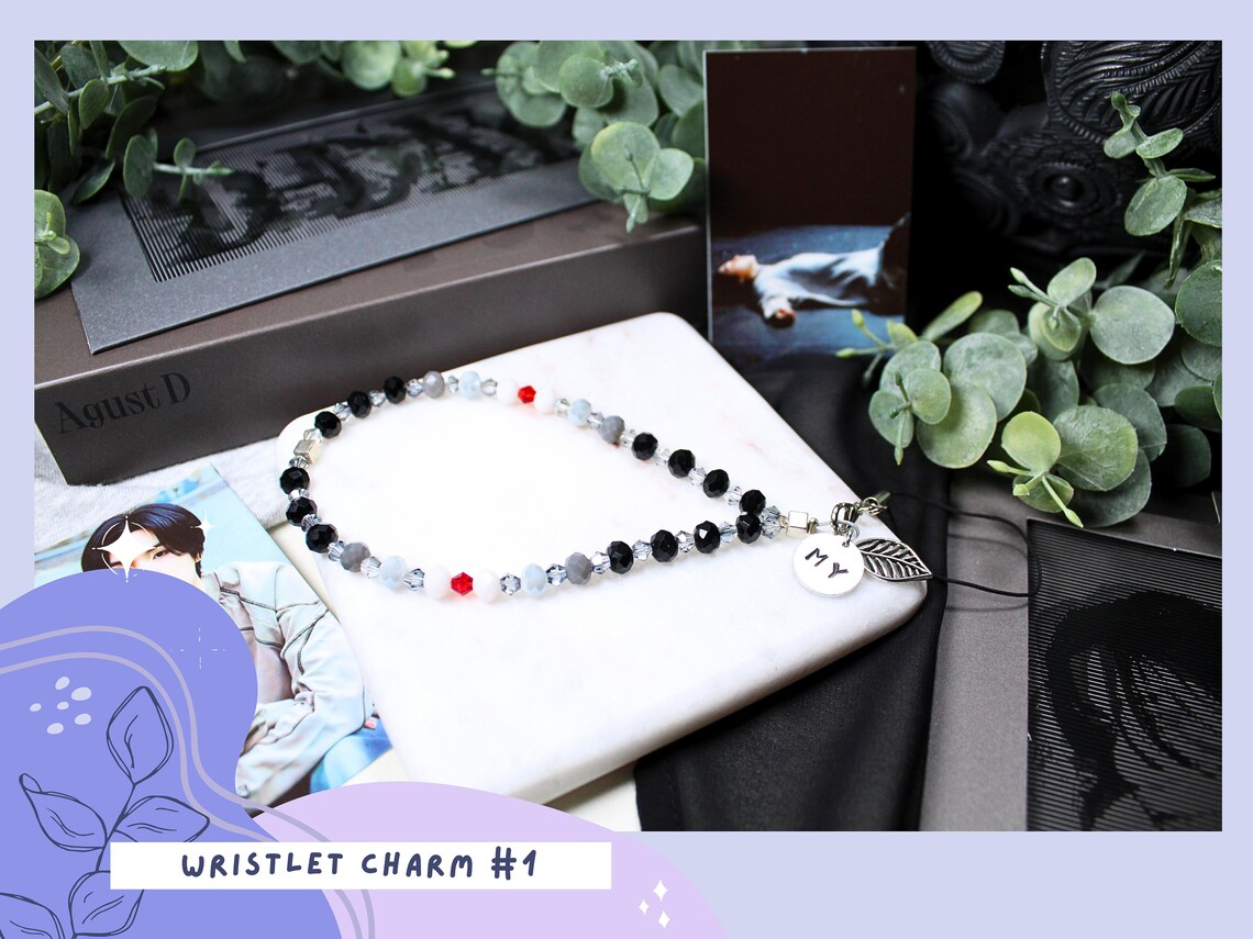 AGUST D SUGA Amygdala Collection Beaded Accessories Phone Charms ...