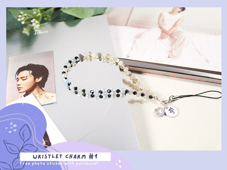 Jimin Face Collection Beaded Accessories Phone Charms - Etsy