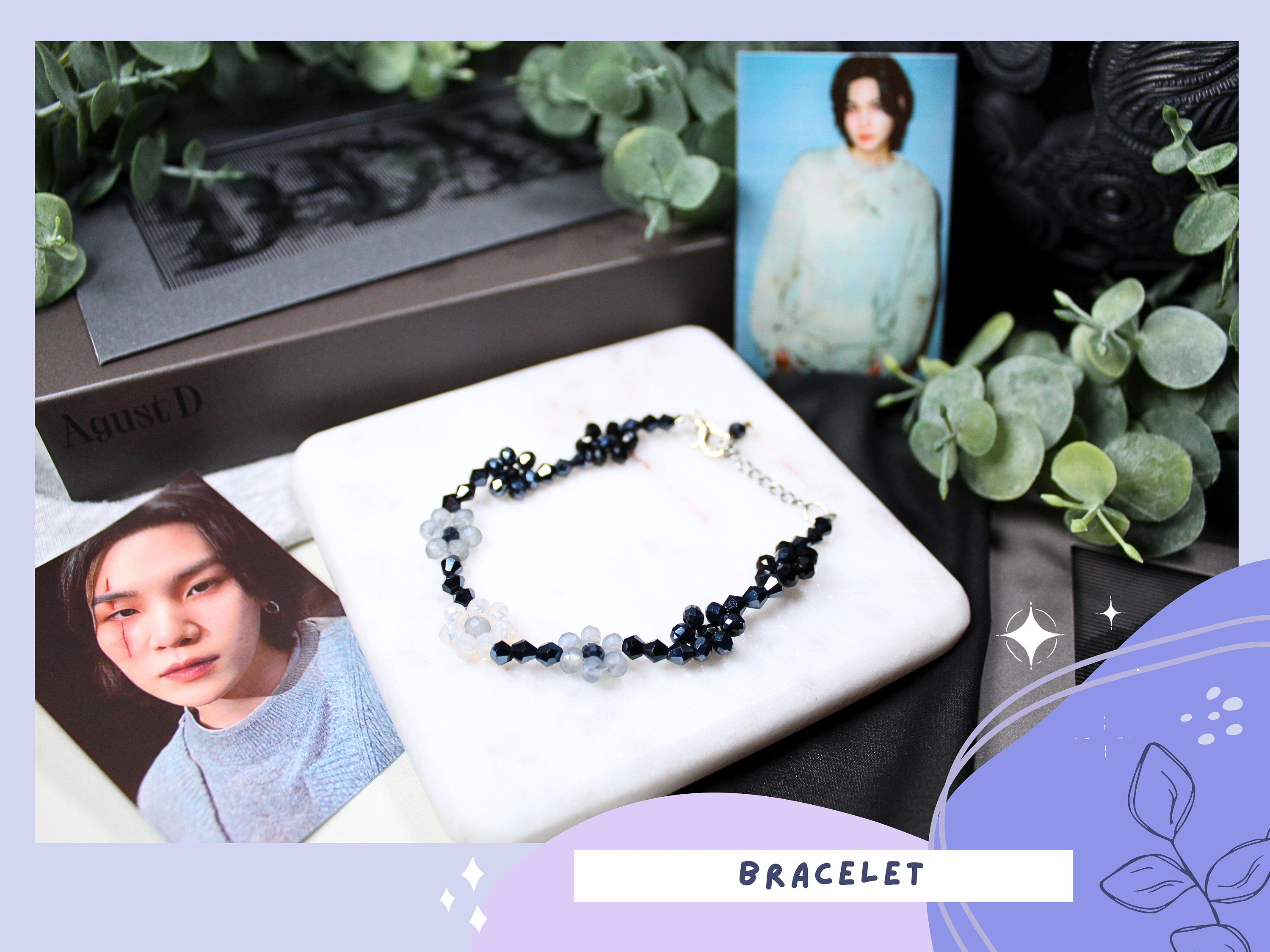 AGUST D SUGA Amygdala Collection Beaded Accessories Phone Charms ...