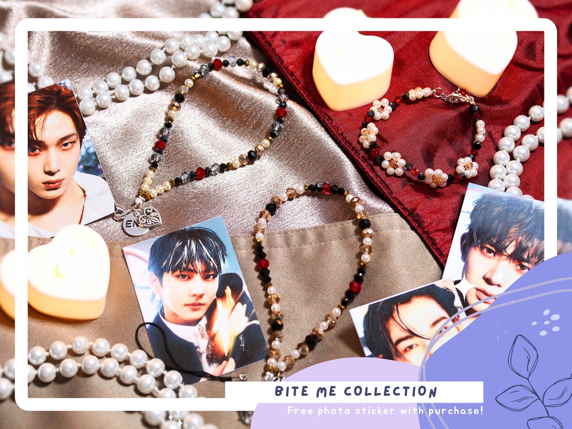 ENHYPEN Bite Me Collection Handmade Beaded Collection - Etsy