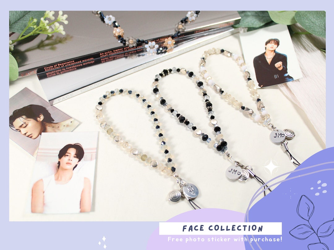 Jimin | Face Collection | Beaded Accessories | Phone Charms | Bracelets ...