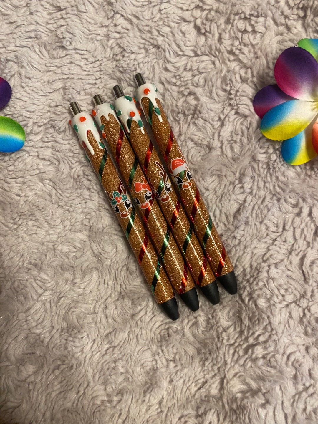 Christmas Reindeer Pens - Etsy