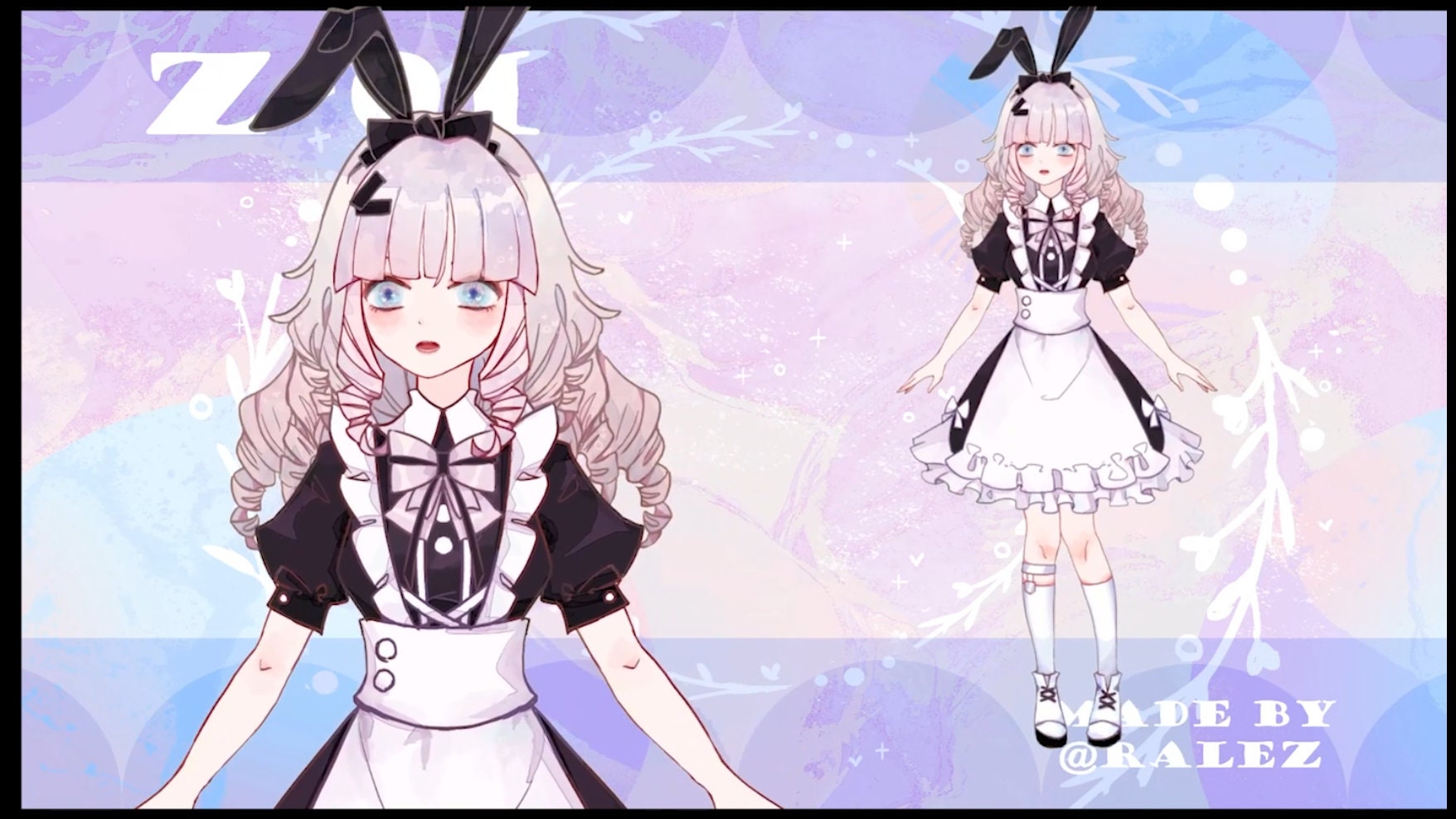 Customizable Live2d Model - Vtuber Avatar - Anime Girl- Fully Rigged ...