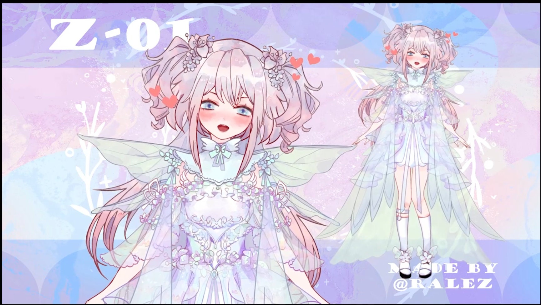 Customizable Live2d Model Vtuber Avatar Anime Girl Fully - Etsy