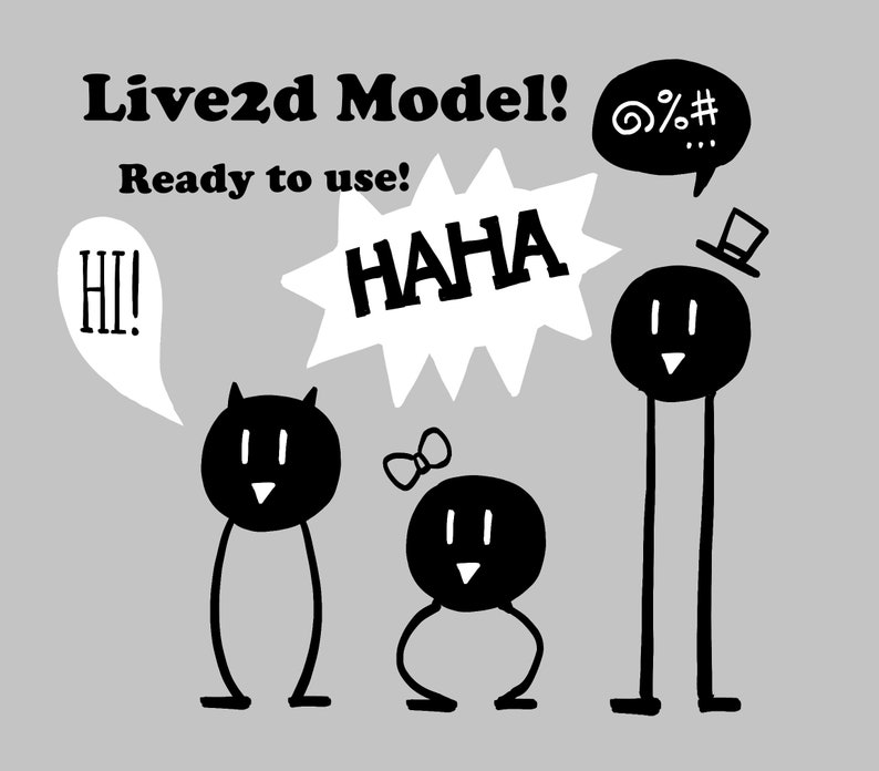 Fully Rigged-live2d Model - Vtuber Avatar - Funny Silly Character-ready ...