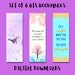 Printable BTS Inspired Bookmarks, Set of 6, Digital Bookmarks to ...