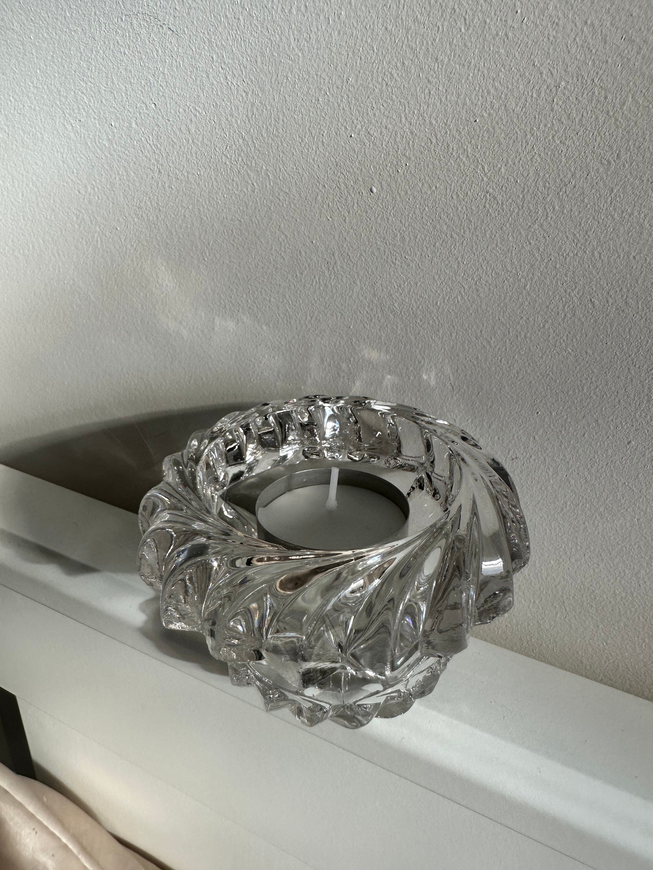 Beautiful Vintage Italian Crystal Glass Ring Holder, Chic Decor, Ornate ...