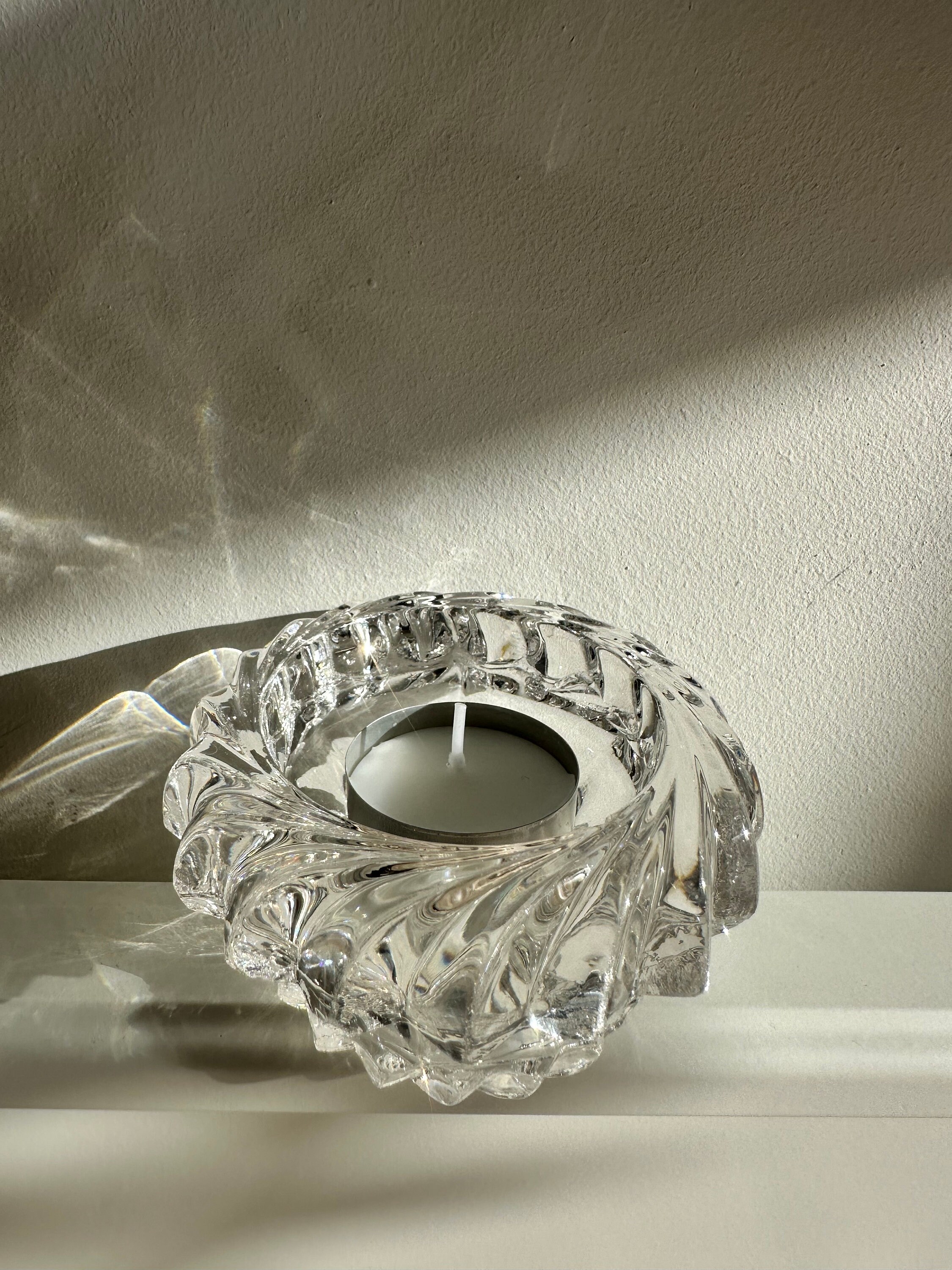 Beautiful Vintage Italian Crystal Glass Ring Holder, Chic Decor, Ornate ...