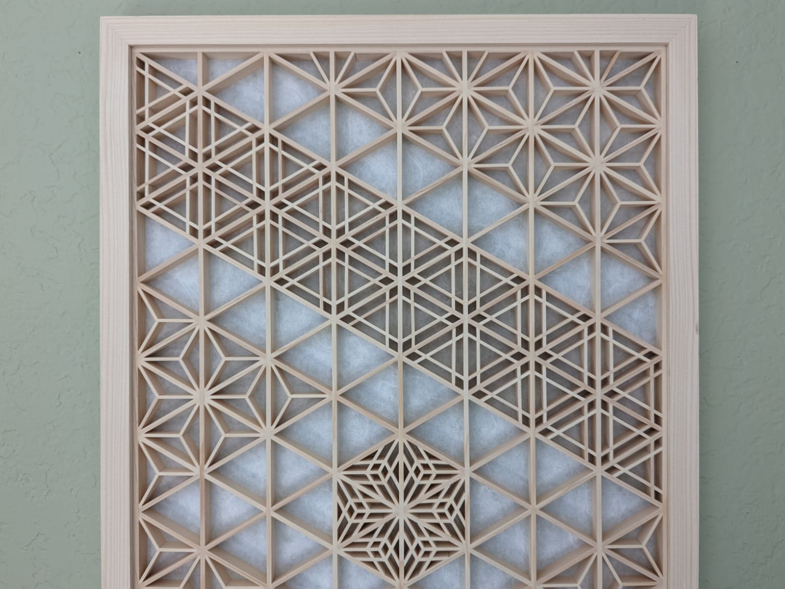 Kumiko Art Frame / Handmade Japanese Woodworking - Etsy