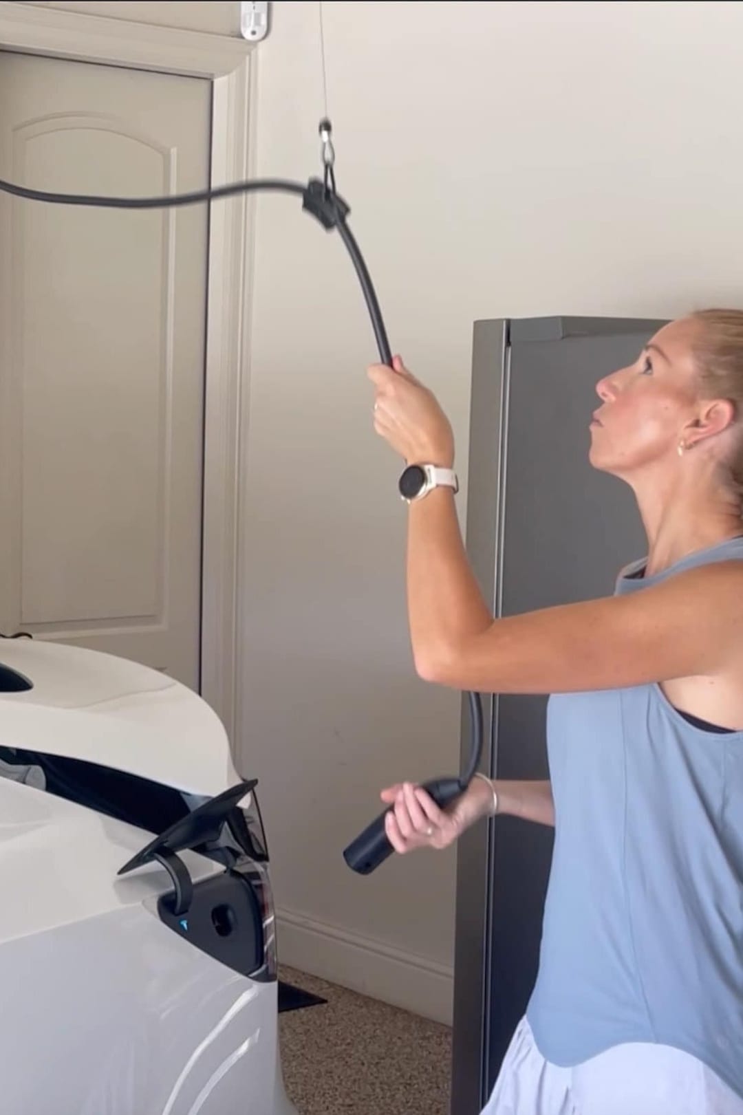 Retractable Overhead Charger Cable Mount Parts for Tesla Model S, 3, X ...