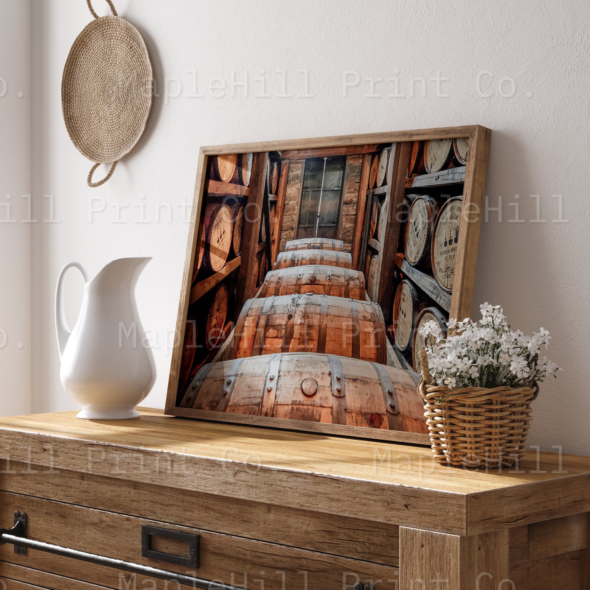 Whiskey Wall Art, Whiskey Barrel, Vintage Whiskey Wall Art, Bourbon ...