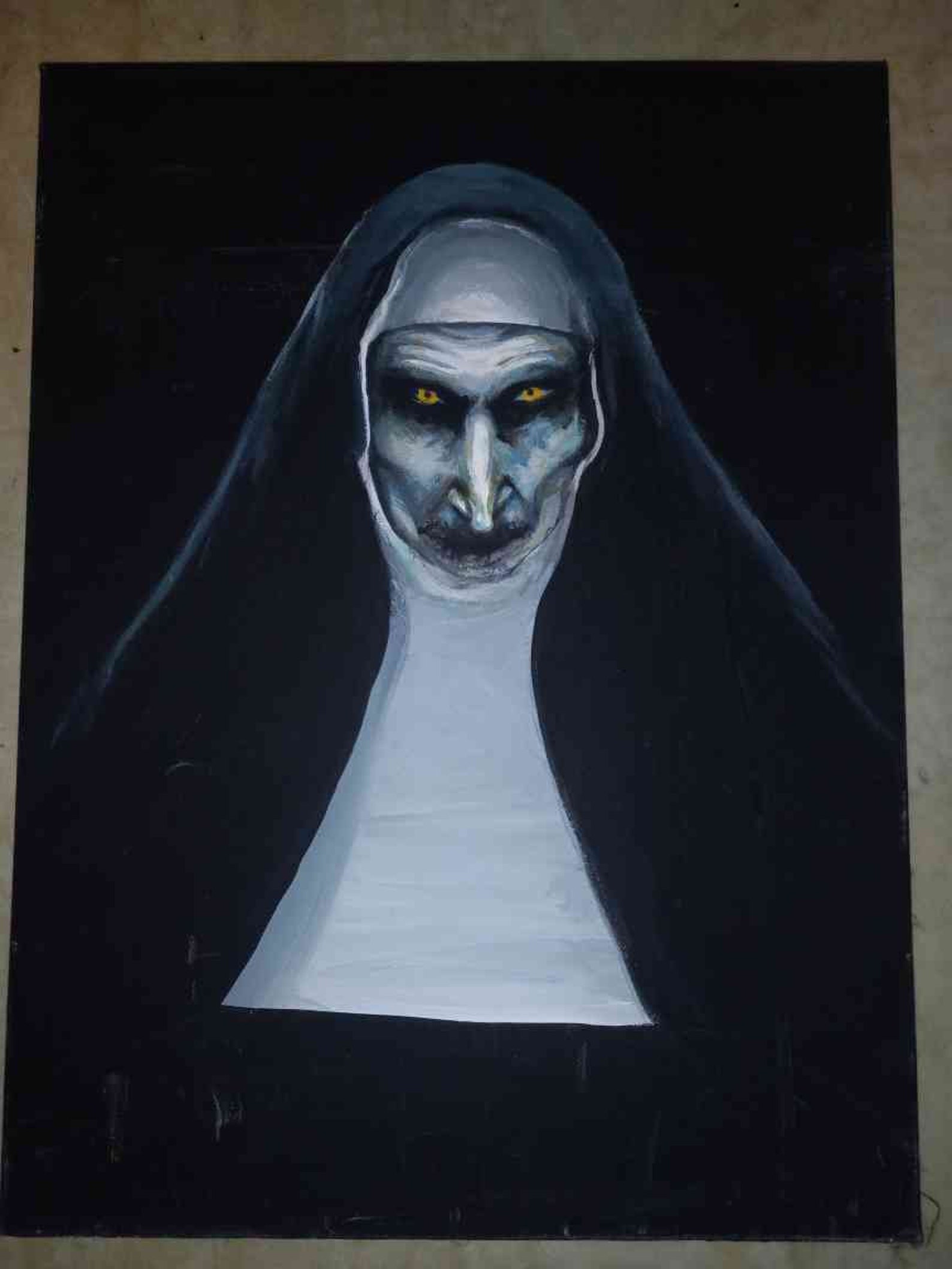 The Conjuring's Valak - Horror Paintings - Etsy