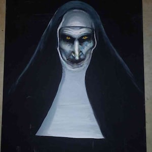The Conjuring's Valak - Horror Paintings - Etsy