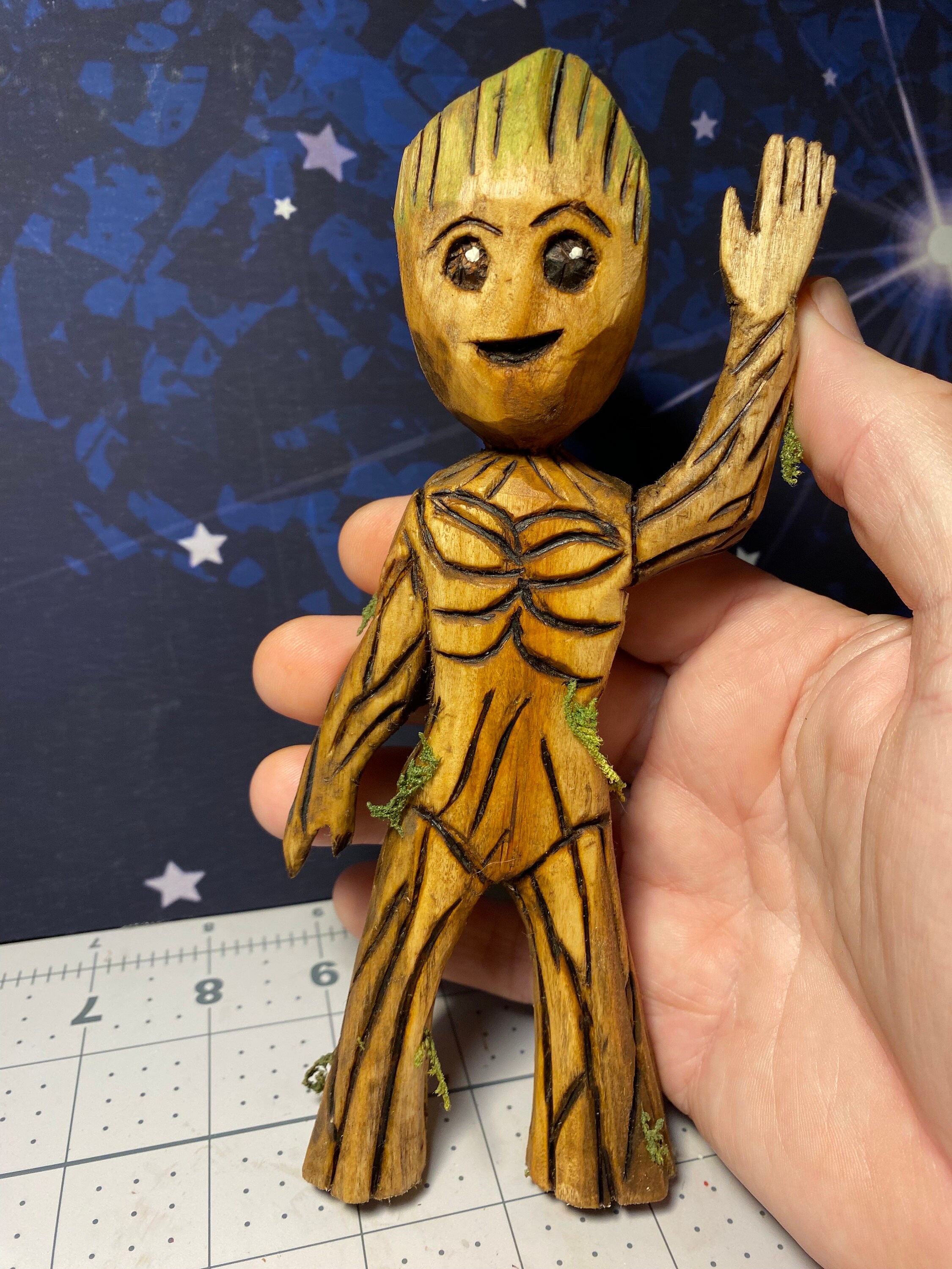 Groot Wood Carving - Etsy