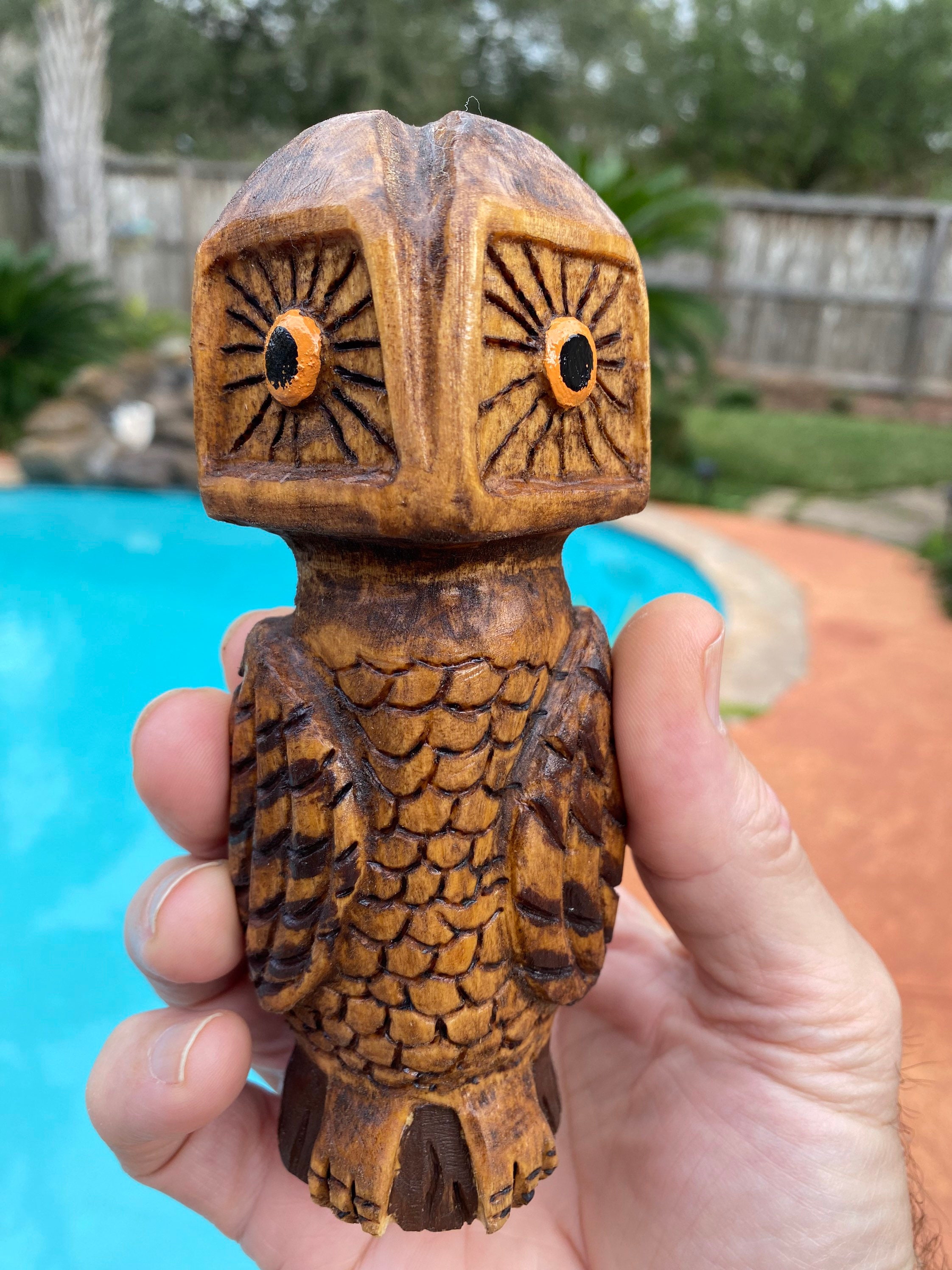 Owl Wood Carving - Etsy