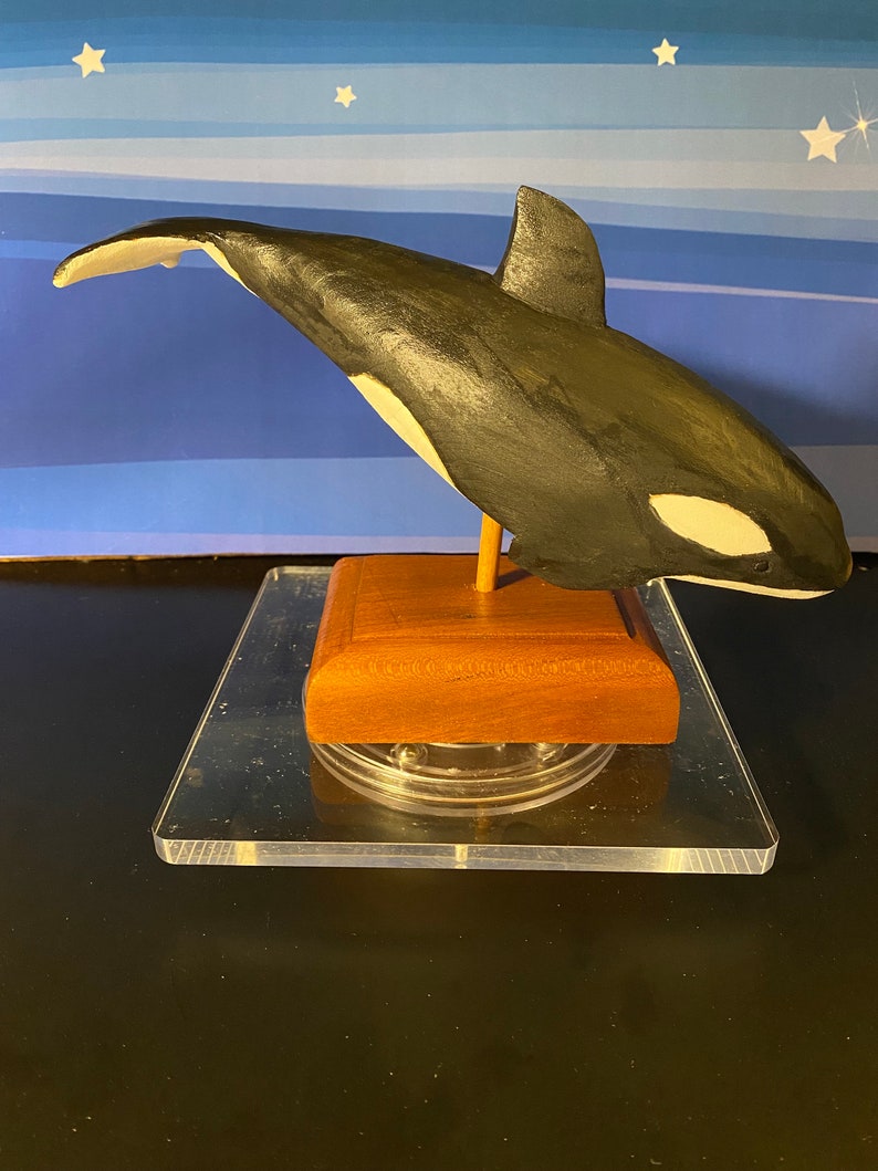 Orca Killer Whale Wood Carving - Etsy