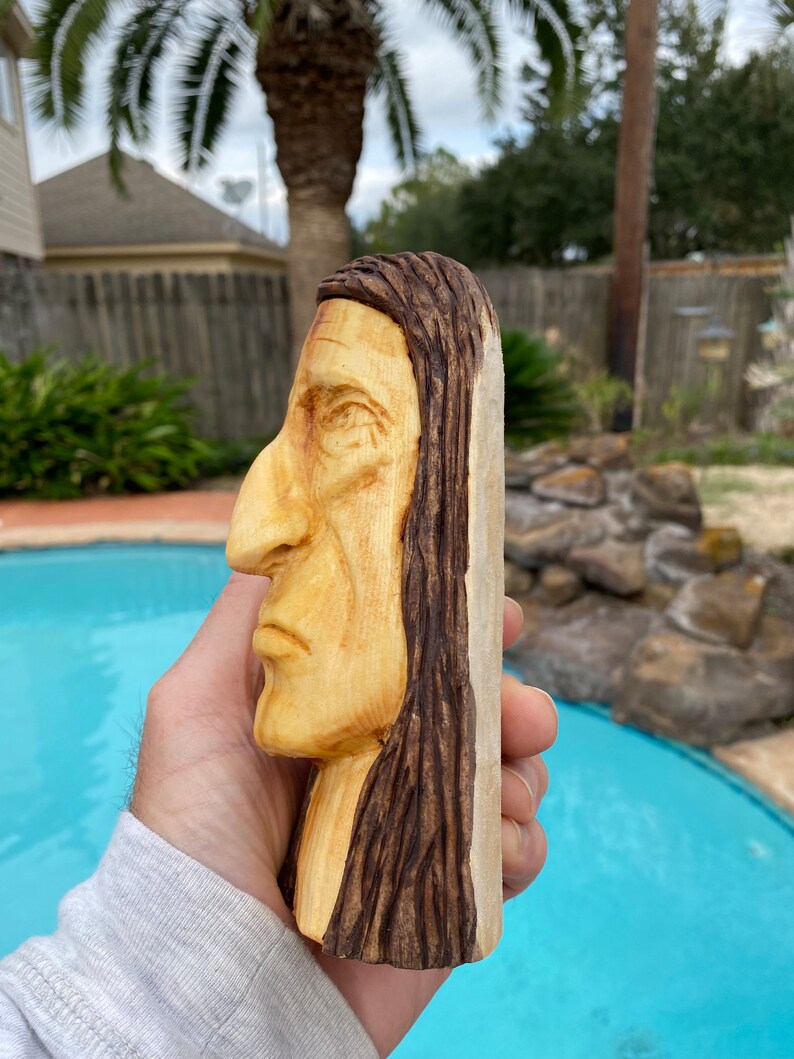 Native American Wood Carving - Etsy
