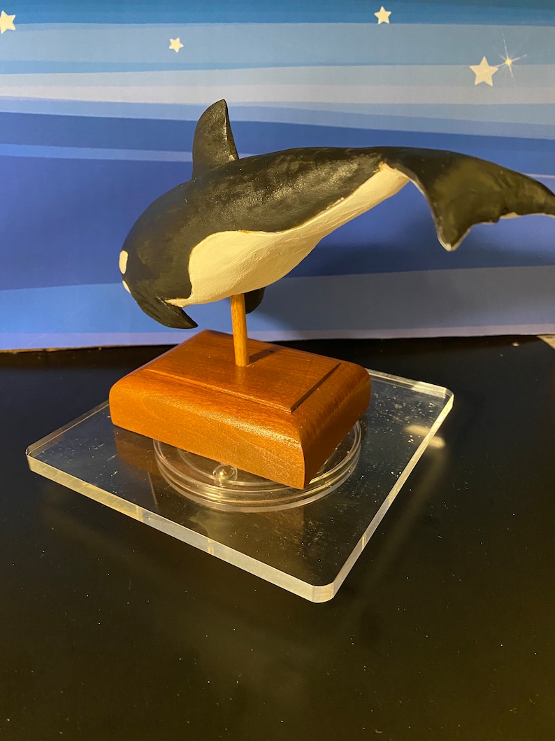Orca Killer Whale Wood Carving - Etsy