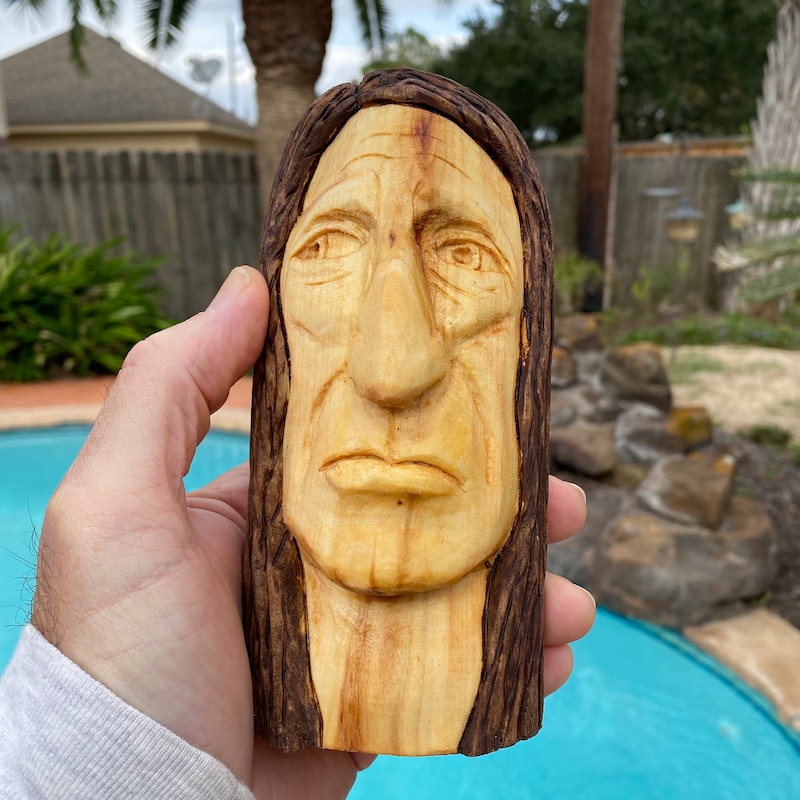 American Native Wood Carving - Etsy