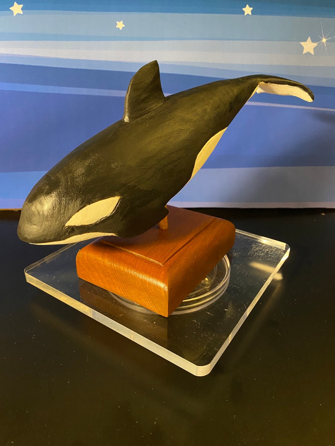 Orca Killer Whale Wood Carving - Etsy