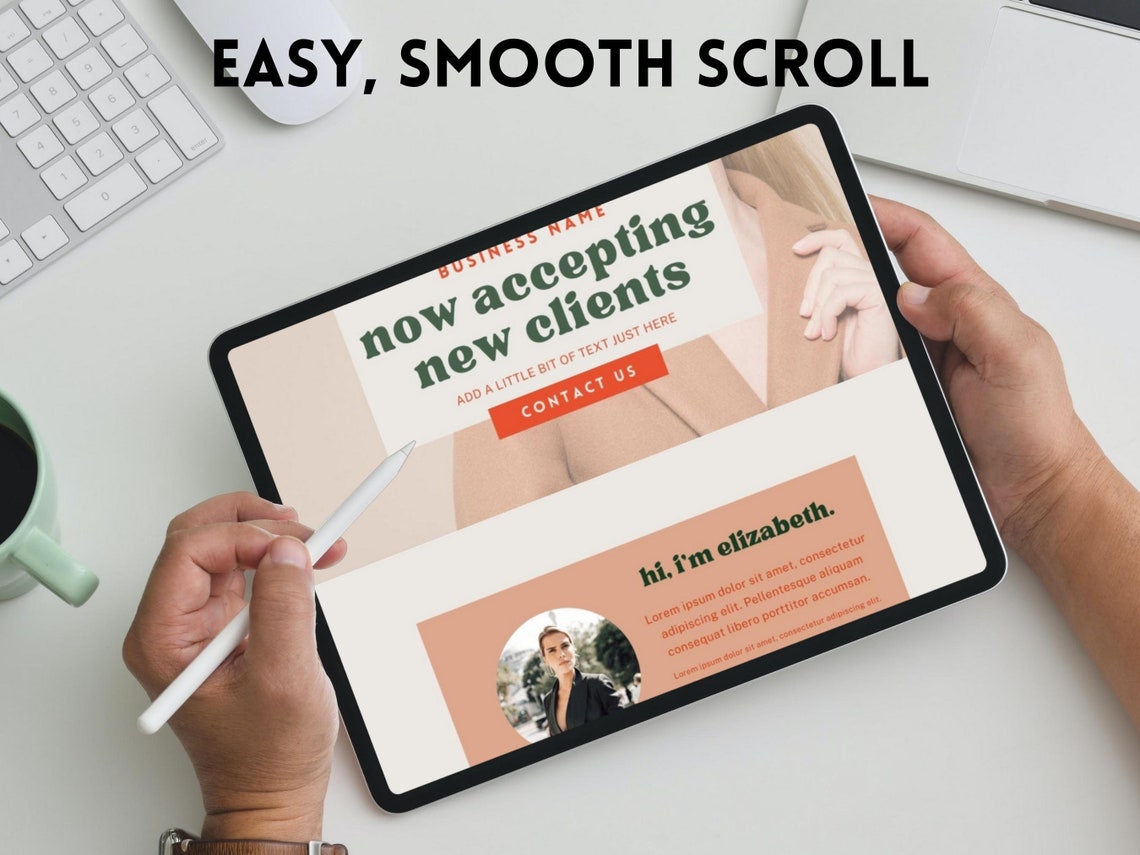 Virtual Assistant Portfolio Template Online Business Manager - Etsy