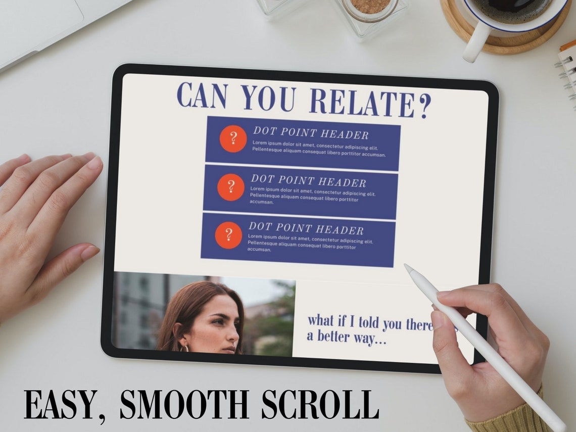 Virtual Assistant Portfolio Template Online Business Manager - Etsy