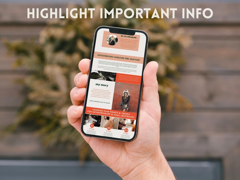 Virtual Assistant Portfolio Template Online Business Manager - Etsy