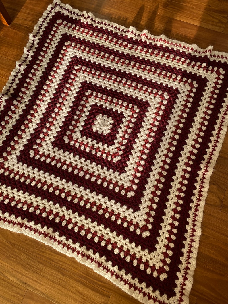 Crochet Lap Blanket / Throw Blanket - Etsy