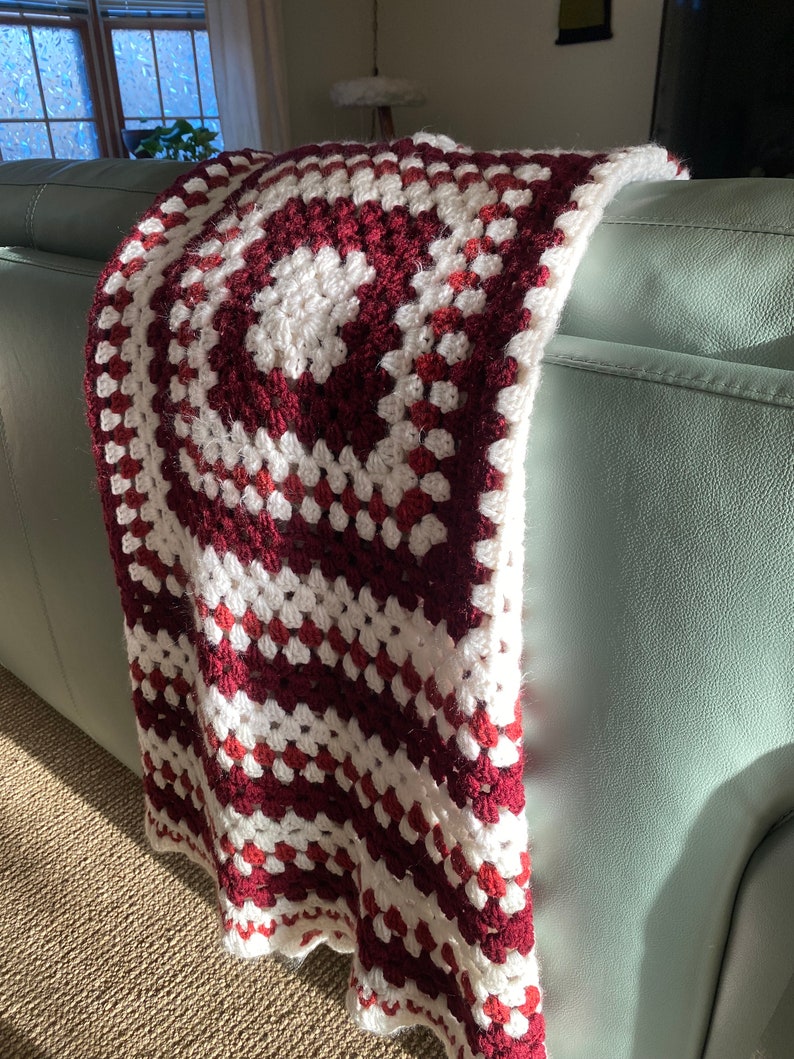 Crochet Lap Blanket / Throw Blanket - Etsy