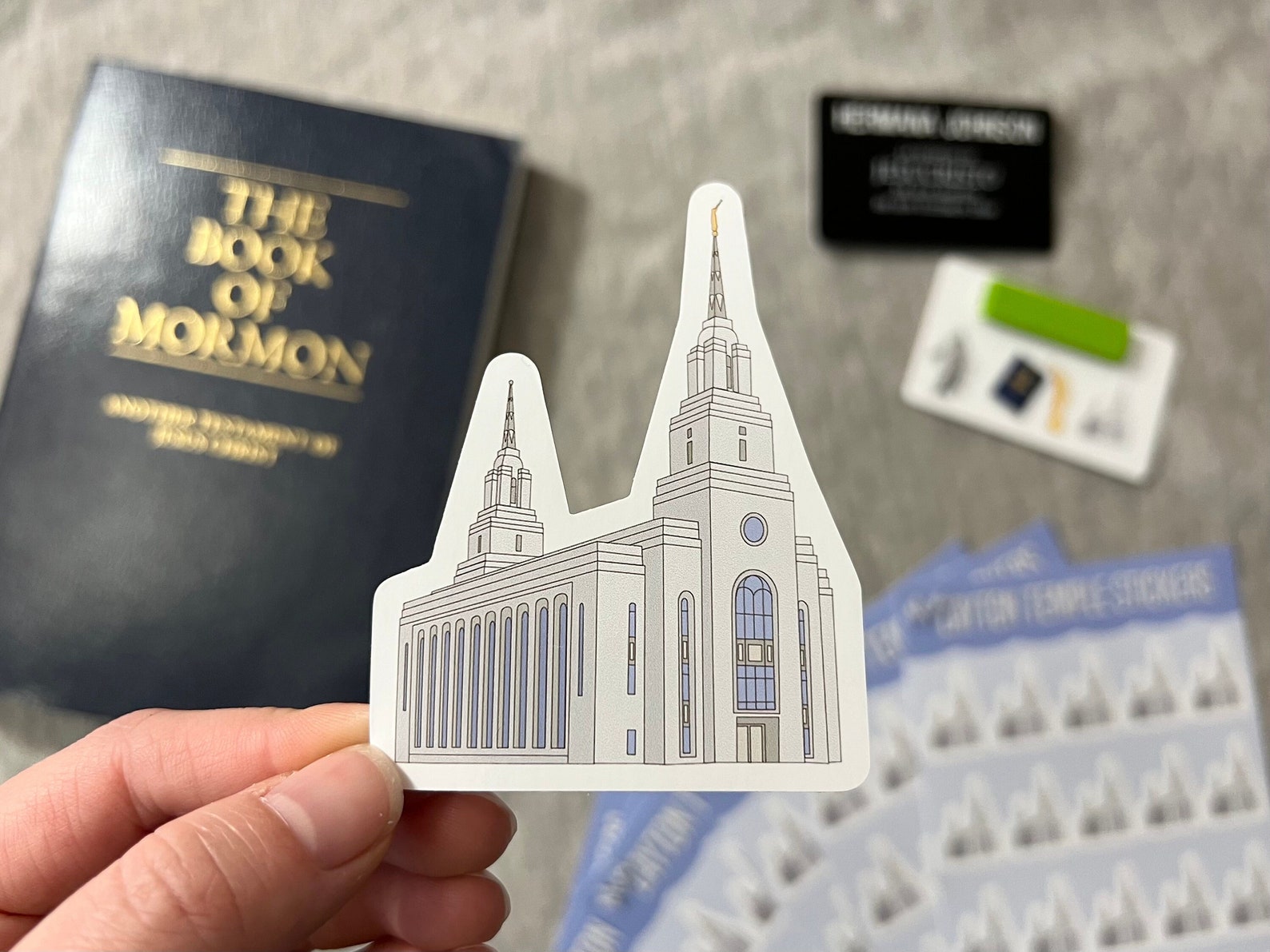Layton Temple Stickers 3 X 2.5 Waterproof - Etsy